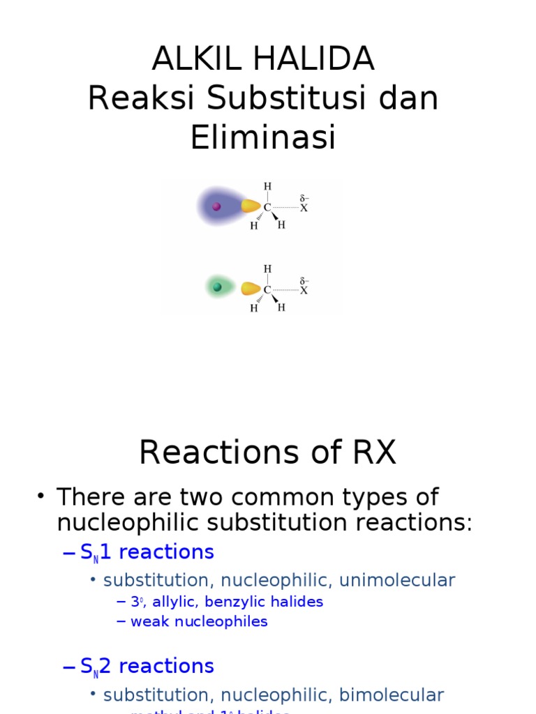 ALKIL HALIDA | Methyl Group | Chemical Reactions