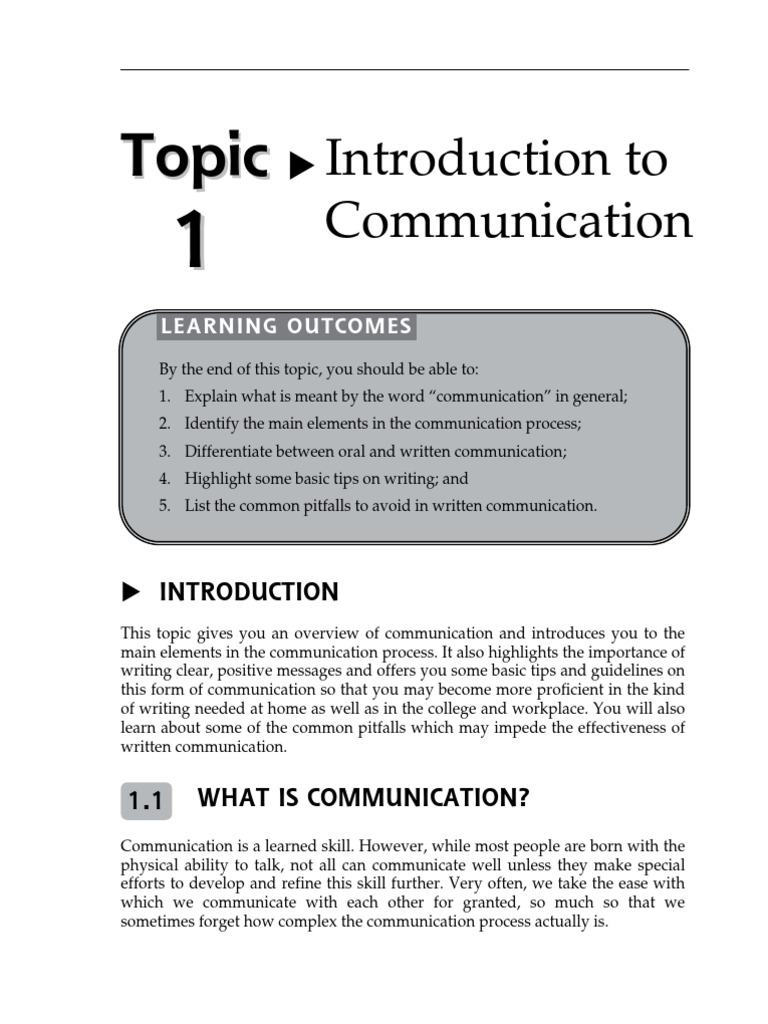 English For Written Communication | PDF | Communication | Information