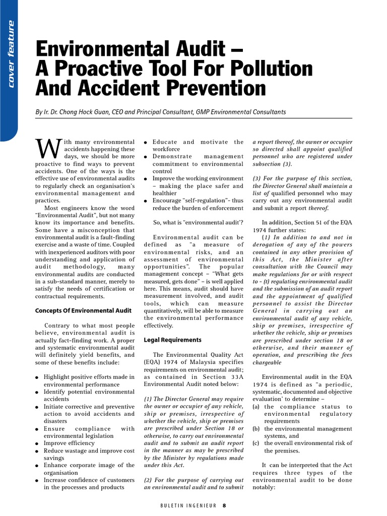 How To Environmental Audit | PDF | Audit | Business