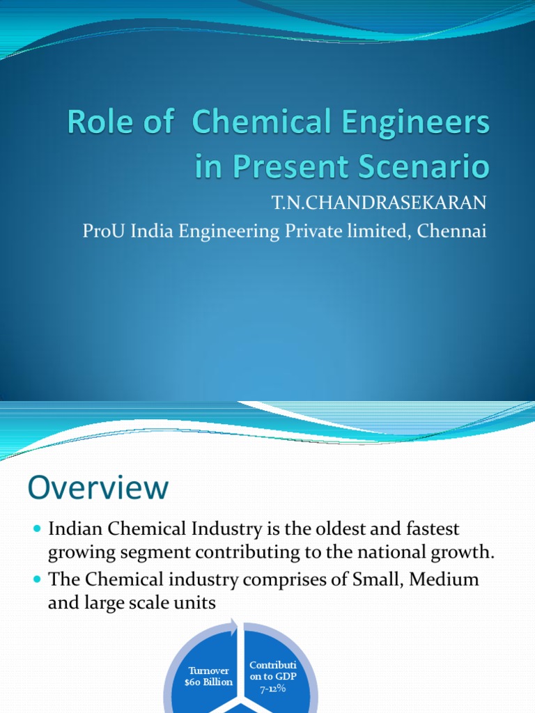 Role of Chemical Engineers in Industry | PDF | Engineering Design ...