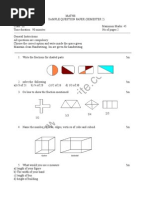 ICSE Class 4 Maths Sample Paper | PDF | Fraction (Mathematics) | Numbers