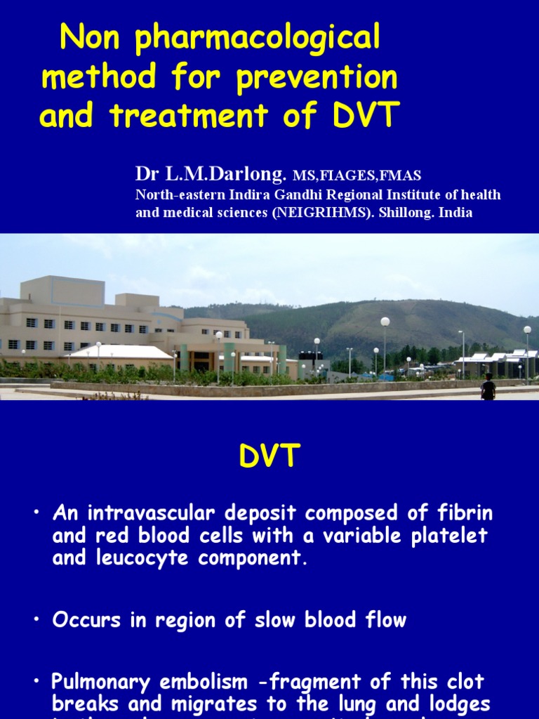Non Pharmacological Method For Prevention and Treatment of | PDF | Vein ...