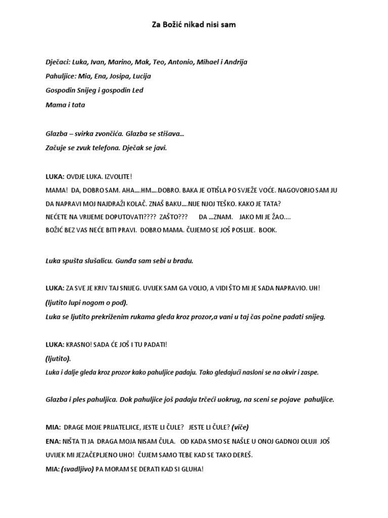 Božićni Igrokaz | PDF