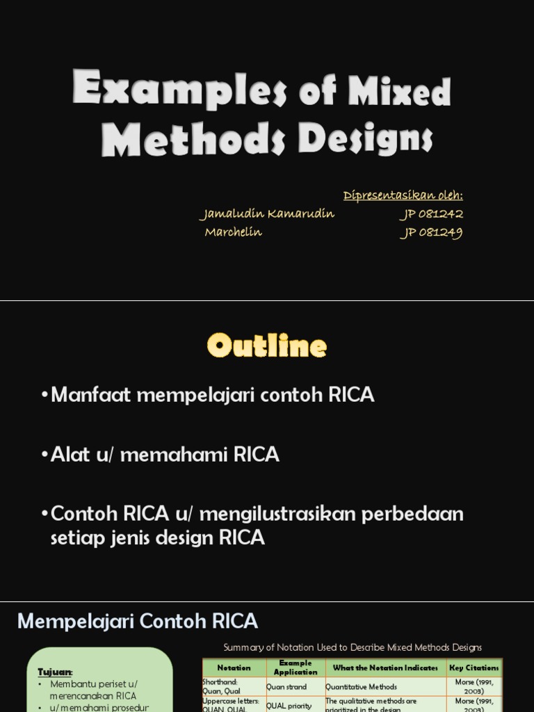 Contoh Design Riset Campuran. | PDF | Factor Analysis | Qualitative ...