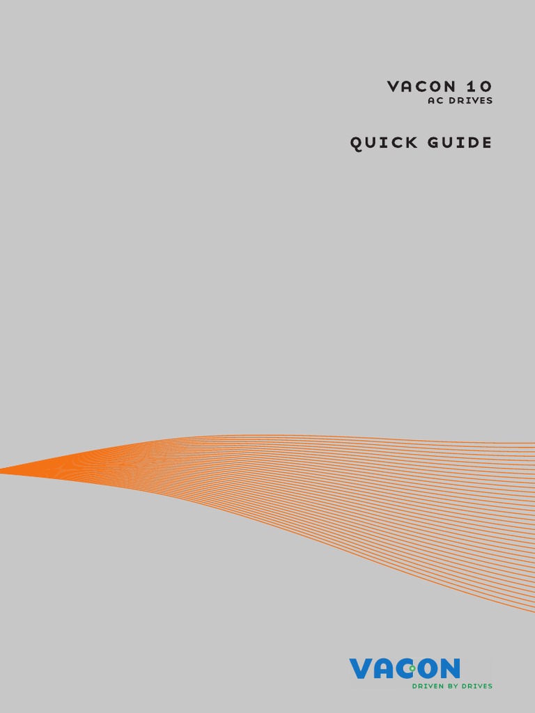 Vacon 10 Machinery Quick Guide DPD00268B3 EN PDF | PDF | Mains ...