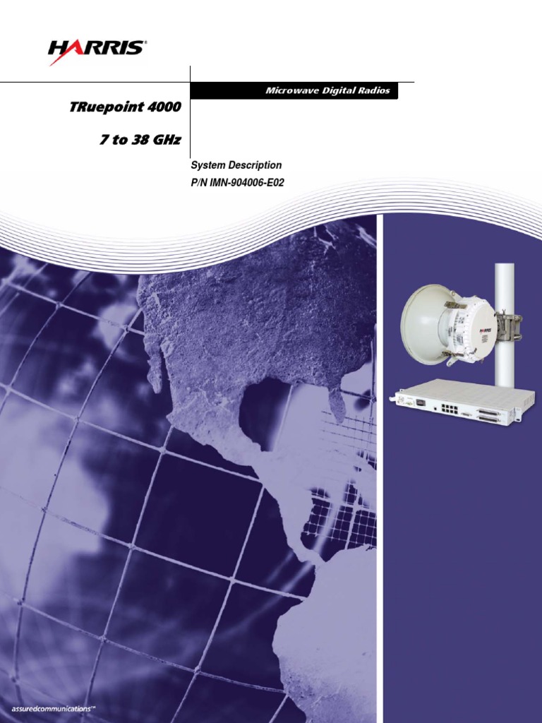 Harris Truepoint 4000 System Description | PDF | Ethernet | Modulation