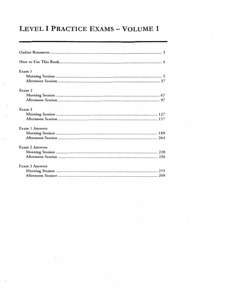 Cfa Level 1 2011 Practice Exams Vol 1 | PDF