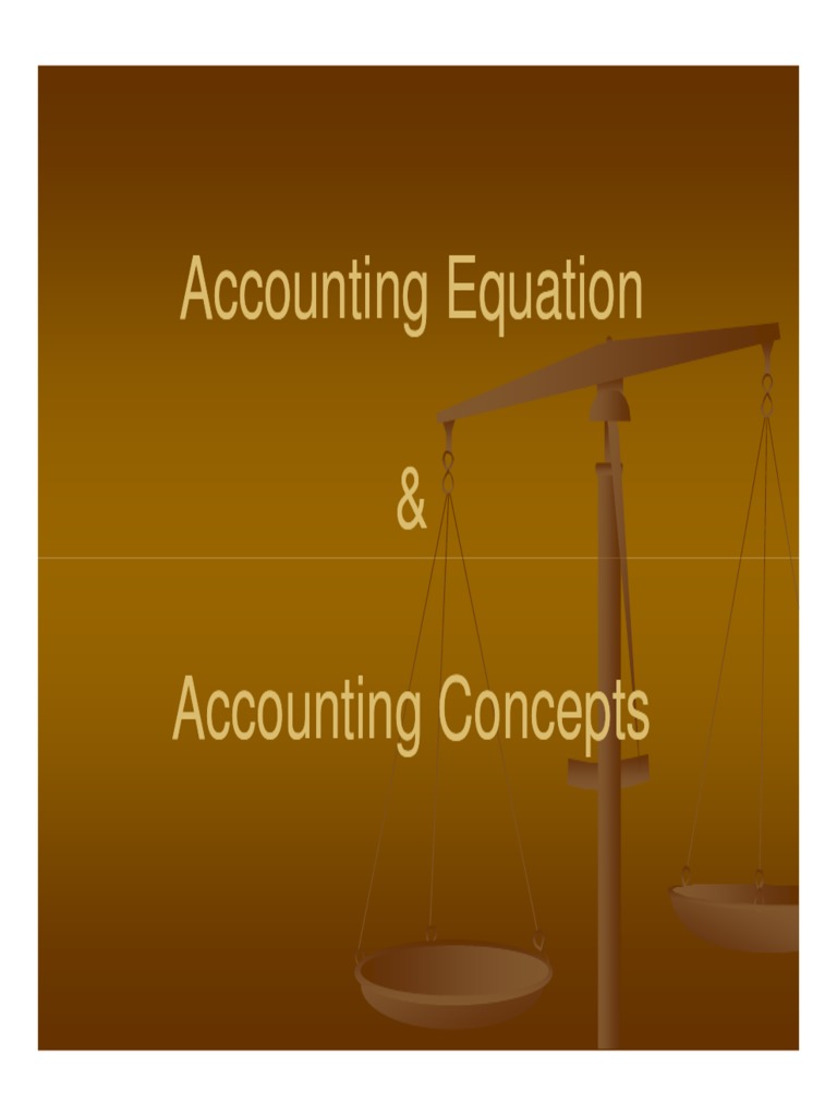 Understanding the Accounting Equation | PDF | Debits And Credits | Expense