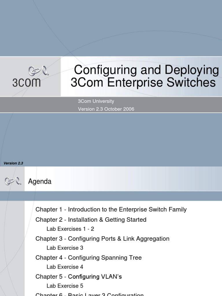 3com Treinamento | PDF | Network Switch | Multiprotocol Label Switching