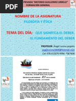 El Deber, El Ser y El Deber Ser | Moralidad | Immanuel Kant