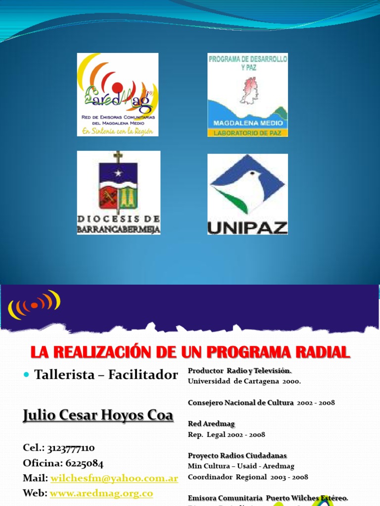 La Realizacion de Un Programa Radial | PDF | Guión | Radio