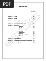 Complete List of Root Words PDF | PDF | Nature