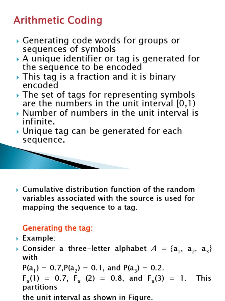 Arithmetic Coding | PDF | Mathematical Concepts | Teaching Mathematics