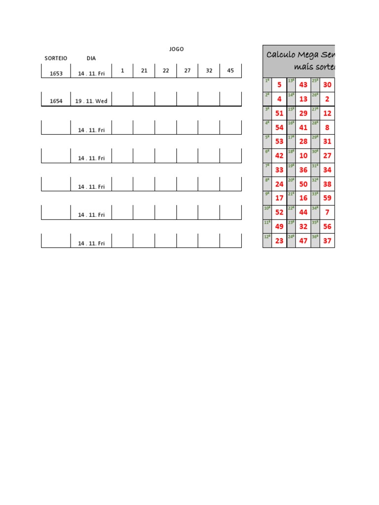 Mega Sena | PDF