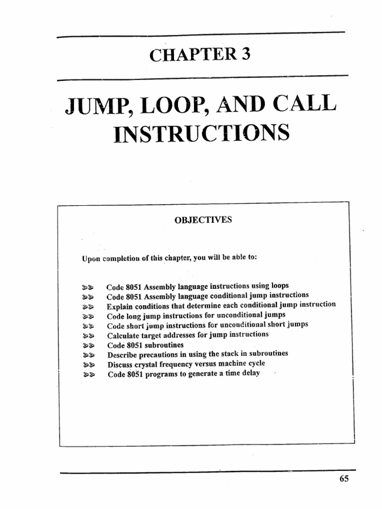 The 8051 Microcontroller and Embedded Systems CH3 | PDF