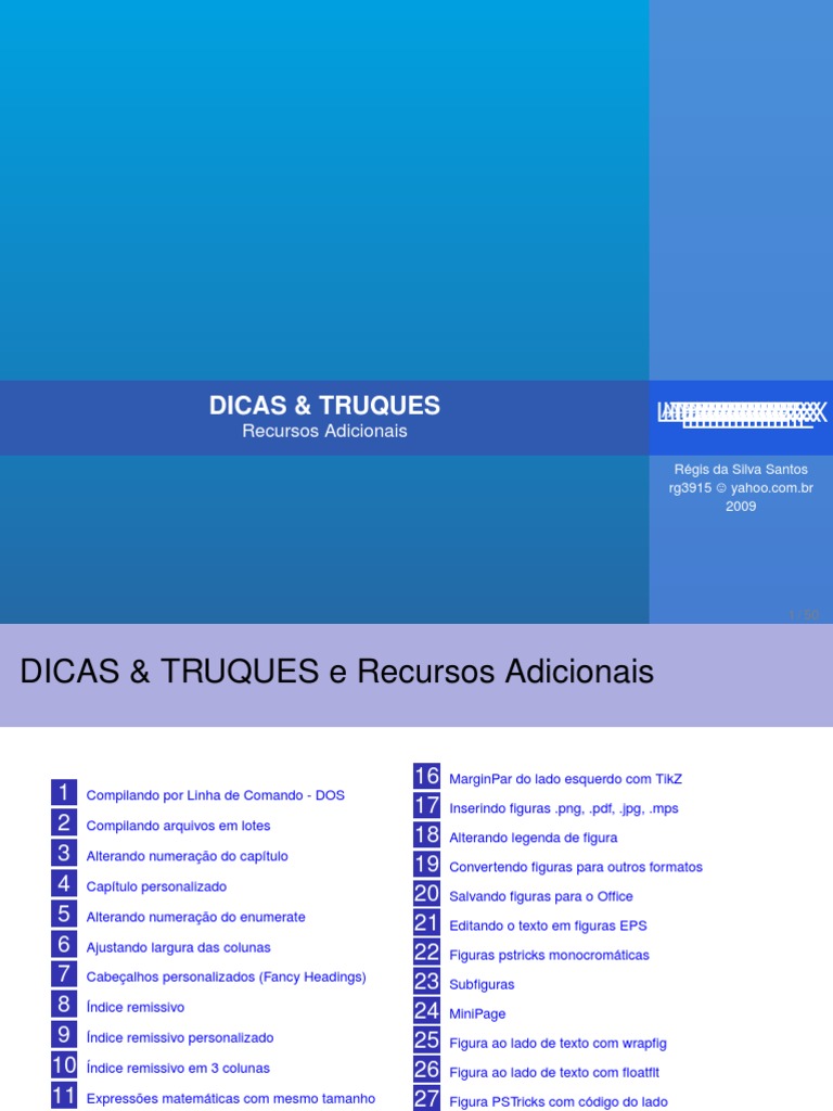 Personalizando capítulos LATEX | PDF | Tipos de letra | Tipografia digital