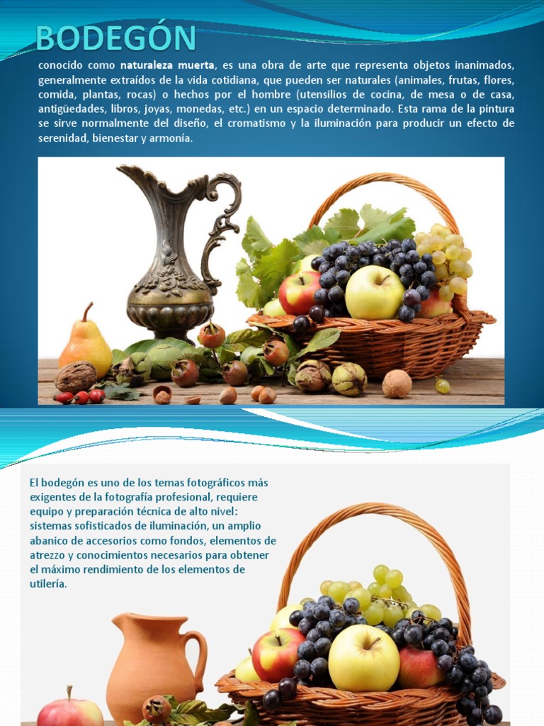 Composición y elementos del bodegón | PDF | Composición (artes visuales ...