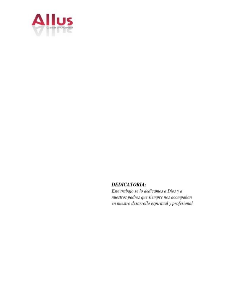 Allus | PDF | Investigación de mercado | Recursos humanos