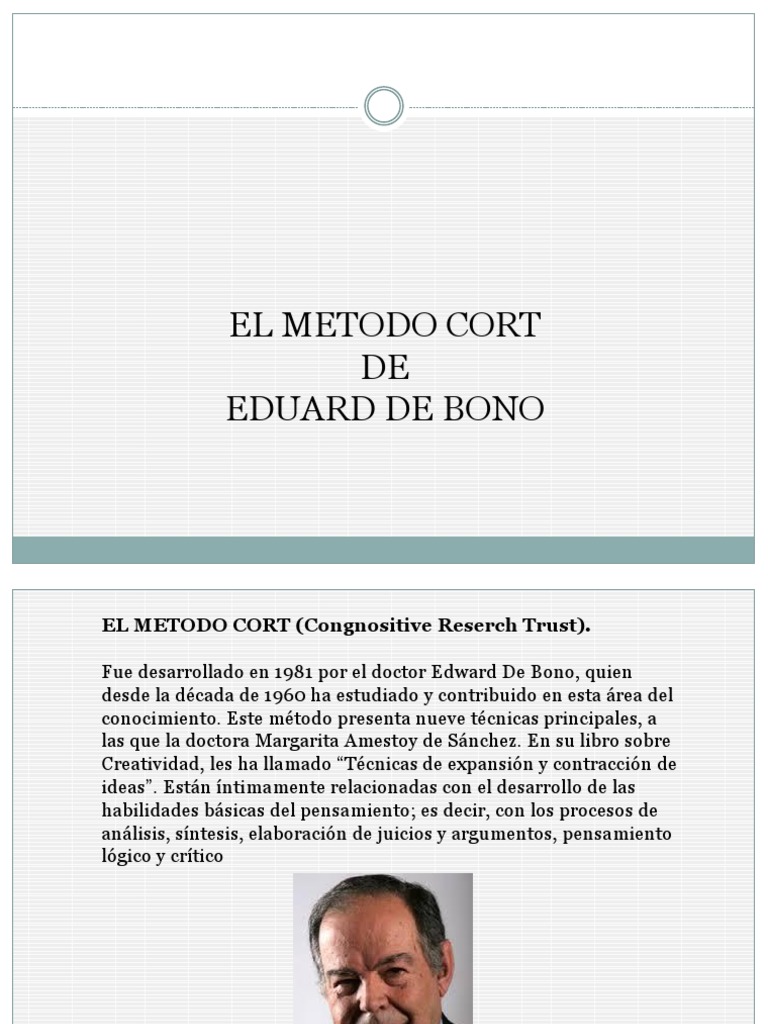 El Metodo Cort | PDF | Planificación | Toma de decisiones