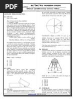 Simulado de Matemática - 1º Ano - D11-D16-D17-D18-D19 | PDF | Números | Número real