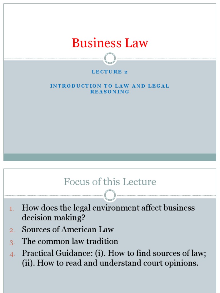 Lecture 2 Slides | PDF | Federal Government Of The United States ...