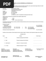 Contoh Format Berita Acara Penyelesaian Pekerjaan (Bapp) | PDF