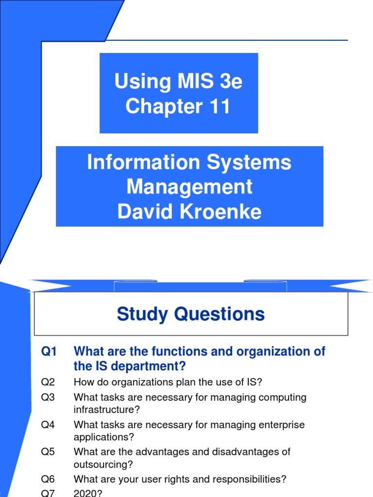 Using MIS 3e | PDF | Information System | Chief Information Officer