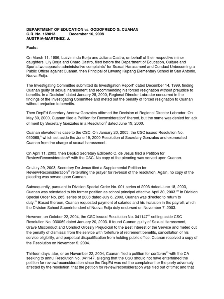 Due Process in Admin Cases | PDF | Evidence | Pleading