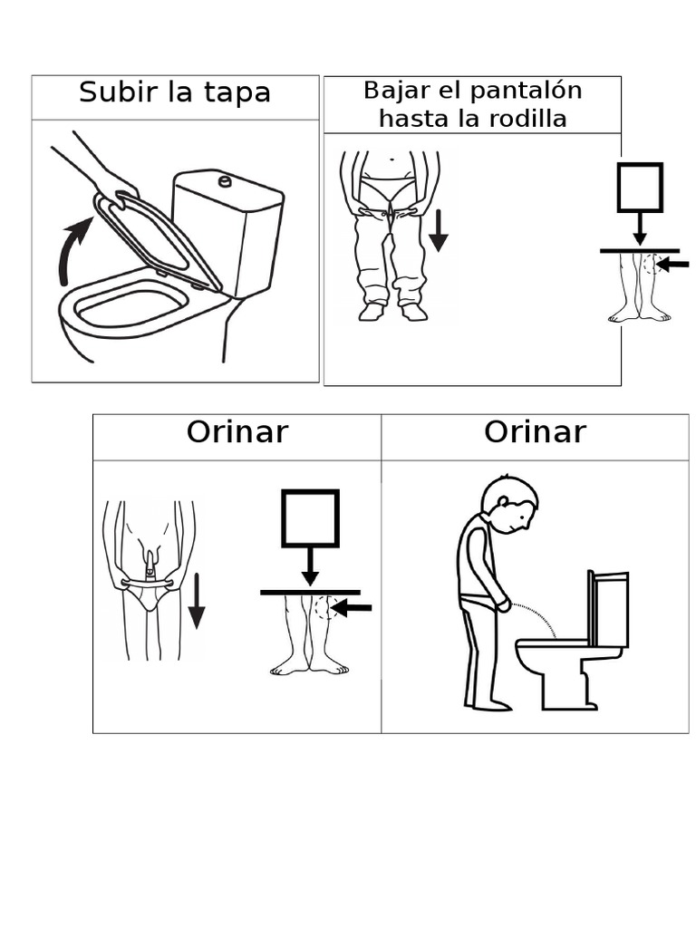 Secuencia para Ir Al Baño A Través de Pictogramas | PDF
