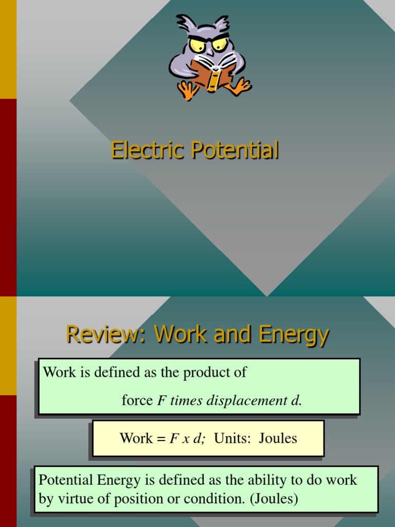 Electric Potential Explained | PDF | Potential Energy | Electric Charge