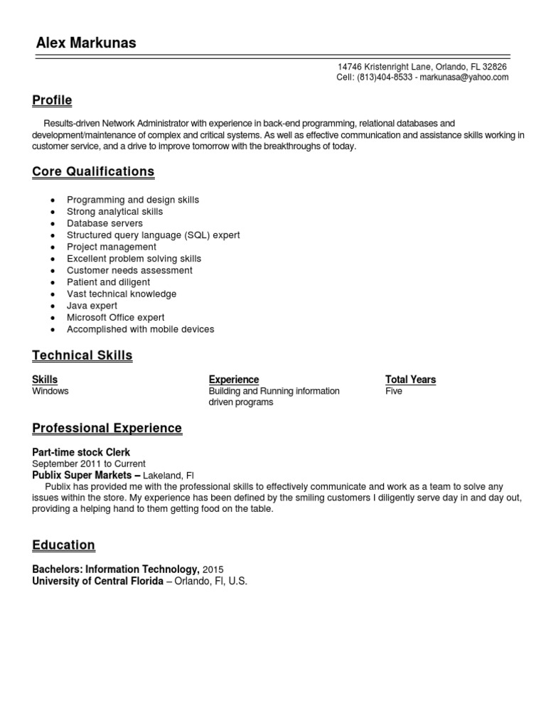 Alex Resume | PDF