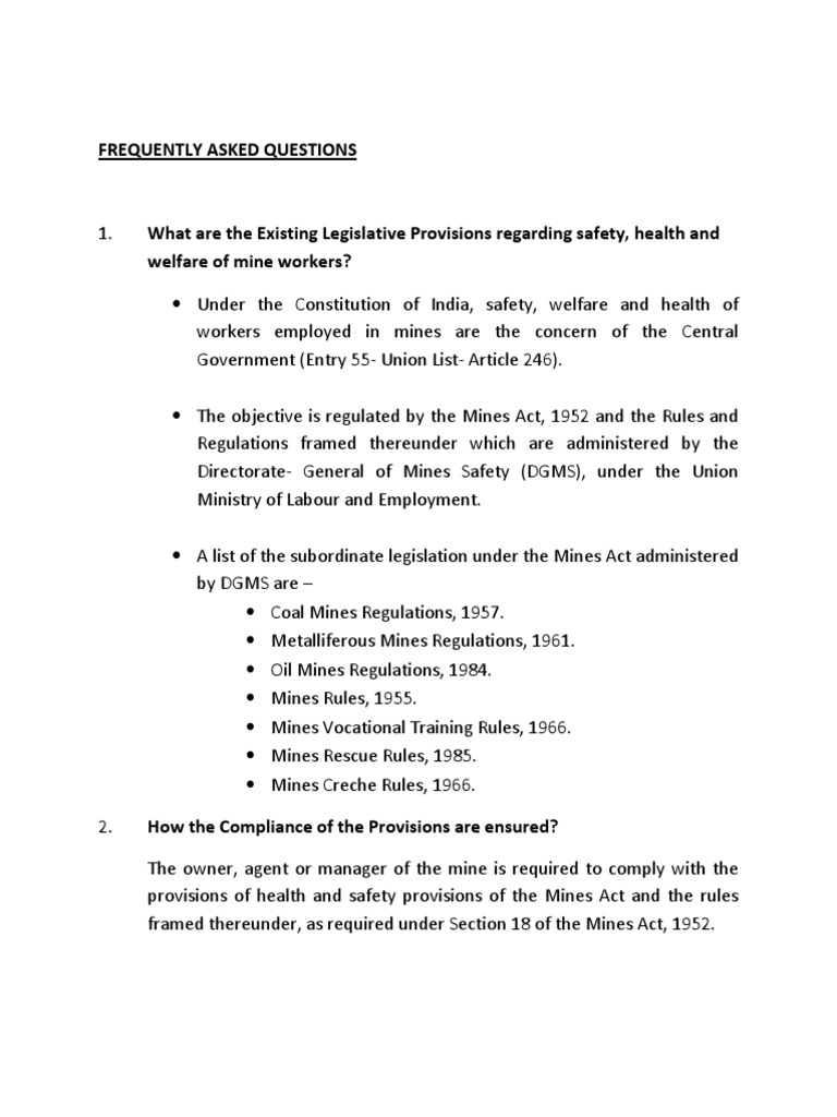 Mines Safety | Download Free PDF | Safety | Occupational Safety And Health