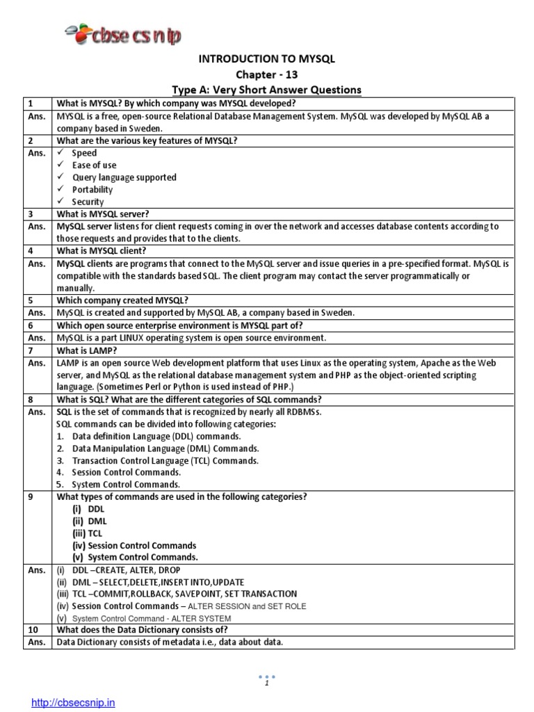 Introduction to MySQL Database Management System | PDF | Sql | My Sql