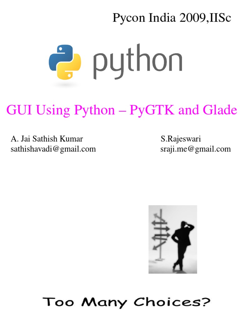 PyGTK & Glade for GUI Developers | PDF | Art | Computers
