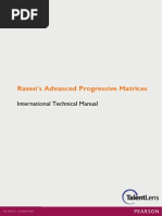 Standard Progressive Matrices Test Booklet PDF | PDF | Chess | Chess Theory