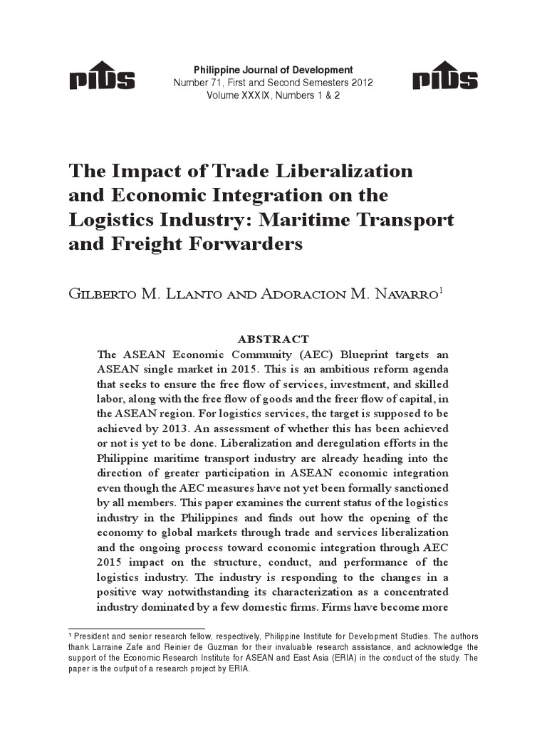 Journal Freight Forwarding | PDF | Association Of Southeast Asian ...