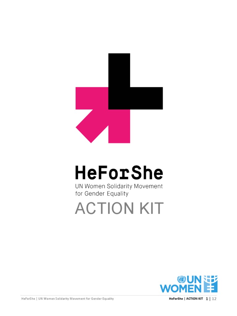 HeForShe Gender Equality Action Kit | PDF | Gender Equality | Gender ...