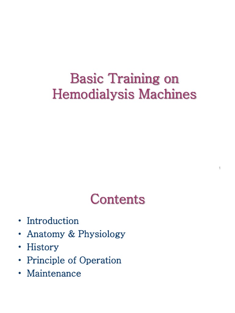 Dialysis | PDF | Dialysis | Hemodialysis