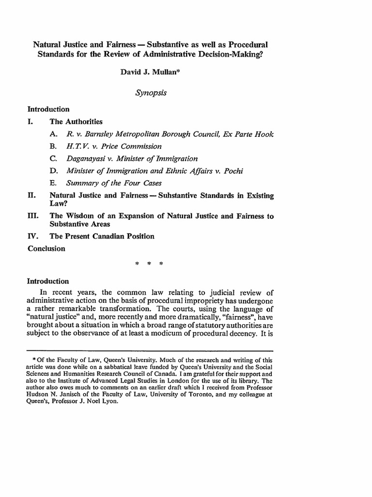 Principles of Natural Justice,administrative law | Equity (Law) | Judgment (Law)