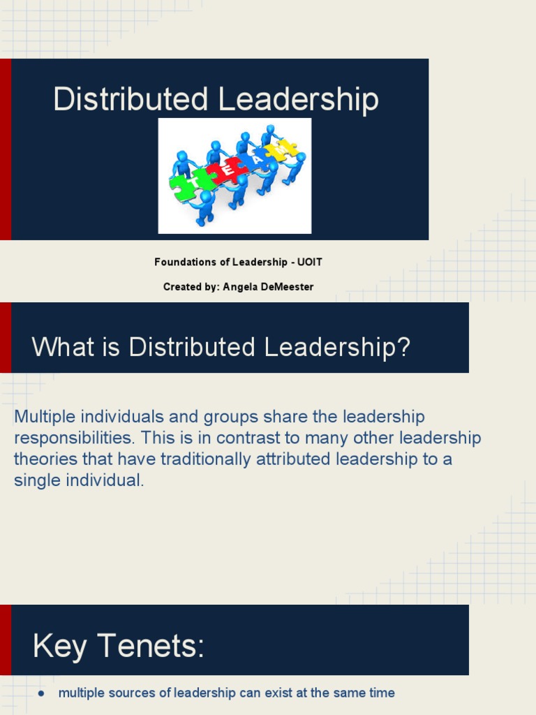 Distributed Leadership | PDF | Top Down And Bottom Up Design | Leadership