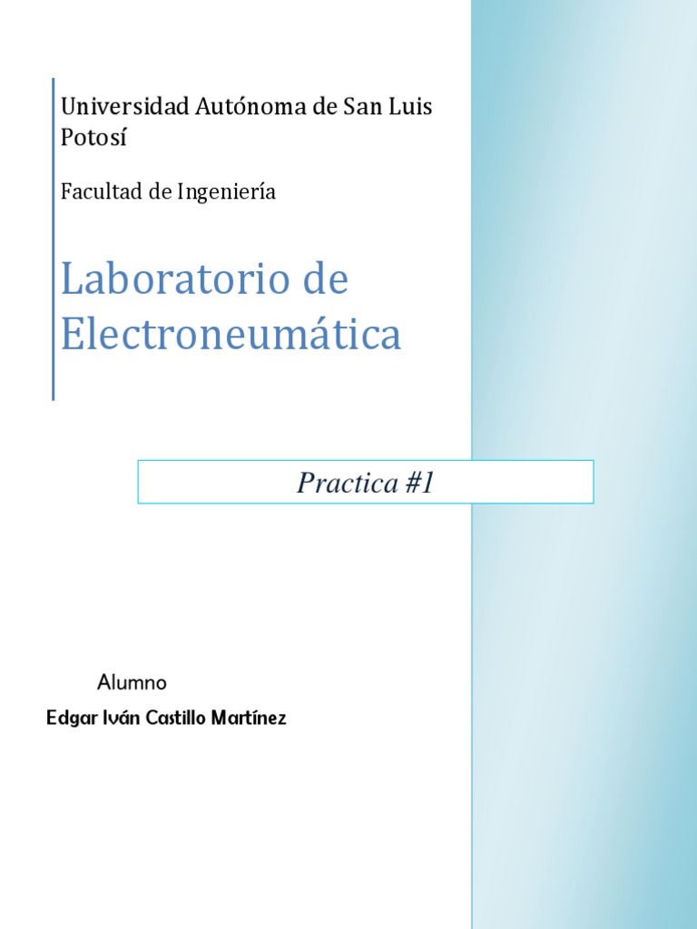1ra Practica Electroneumatica | PDF | Informática | Tecnología
