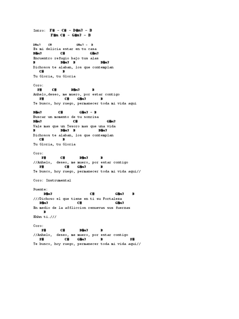 Acordes Salmos 84 | PDF