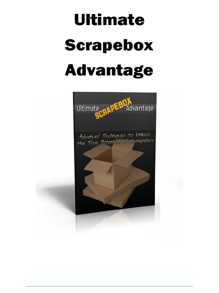 Ultimate Scrapebox Advantage | Download Free PDF | Search Engine ...