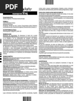 Eumotil S Prospecto | PDF | Tableta (Farmacia) | Drogas