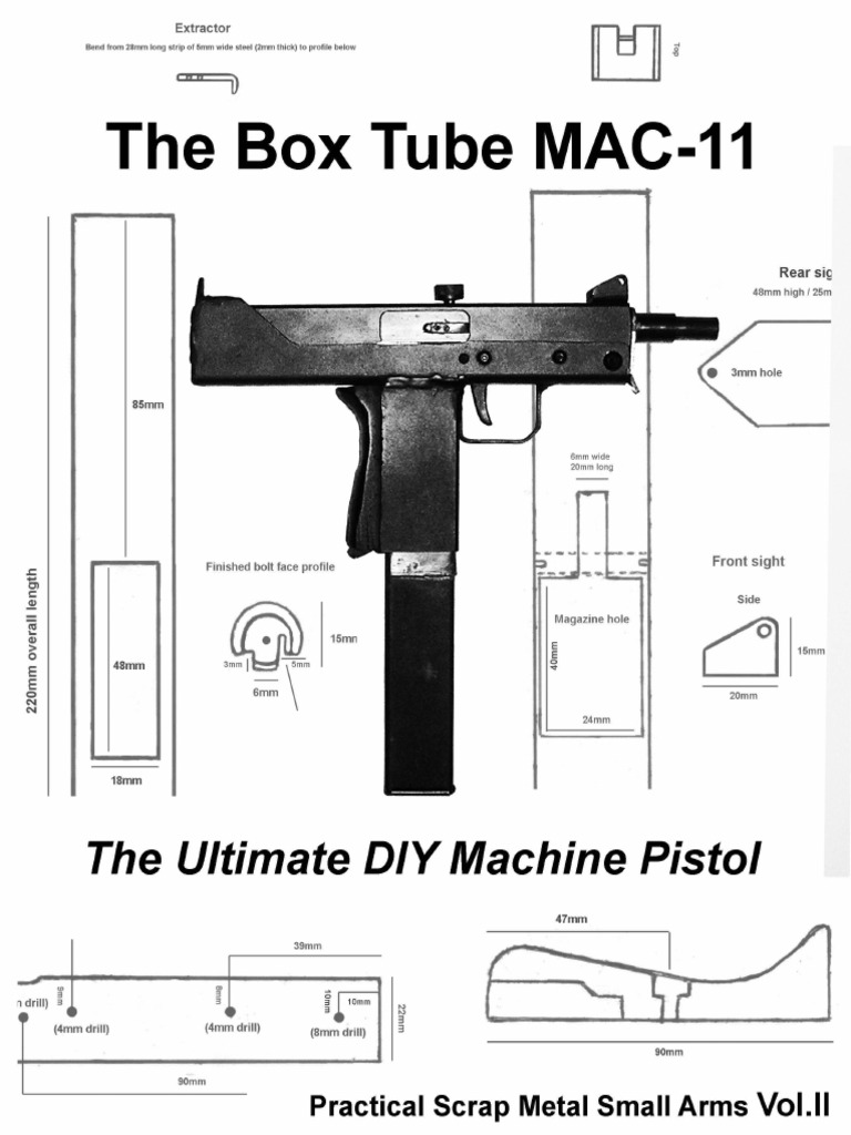 DIY Vol 2 - The Box Tube MAC-11 by Professor Parabellum (PRT 21 Pages ...