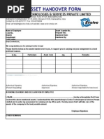 Asset Declaration Form | PDF | Finance & Money Management