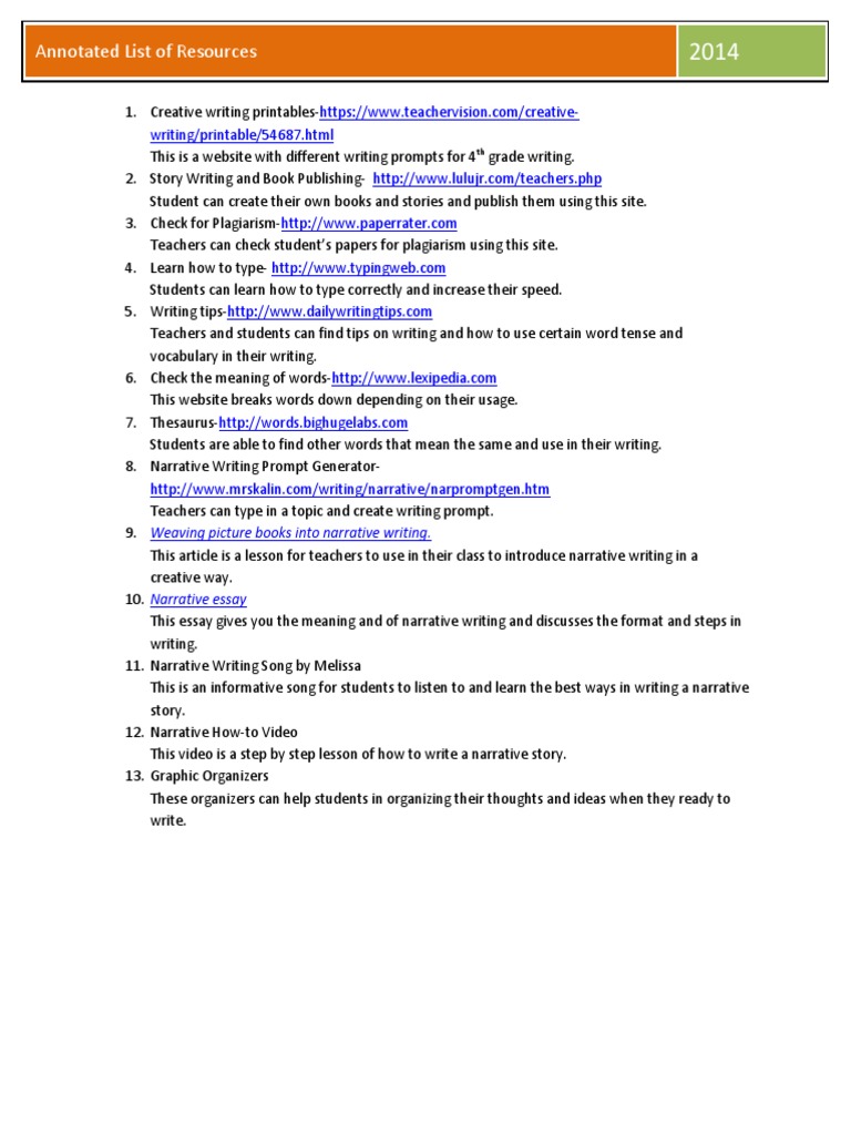 Essential Writing Resources for Students | PDF