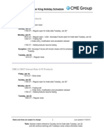 CME Trading Hours Overview | PDF