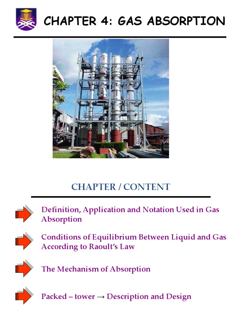 Chapter 4 - Gas Absorption | PDF | Solubility | Diffusion