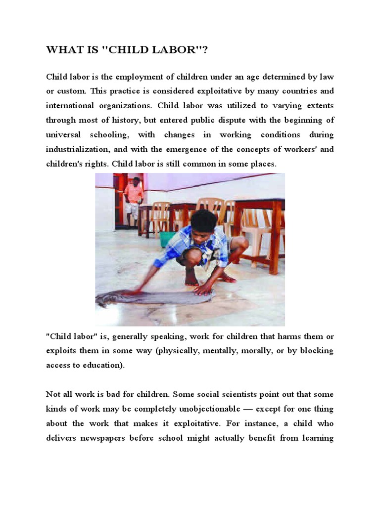 Child Labour | PDF | Child Labour | Labour Economics